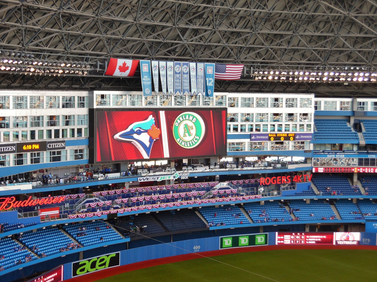 Rogers Centre, Stadium Of The Blue Jays Baseball Team